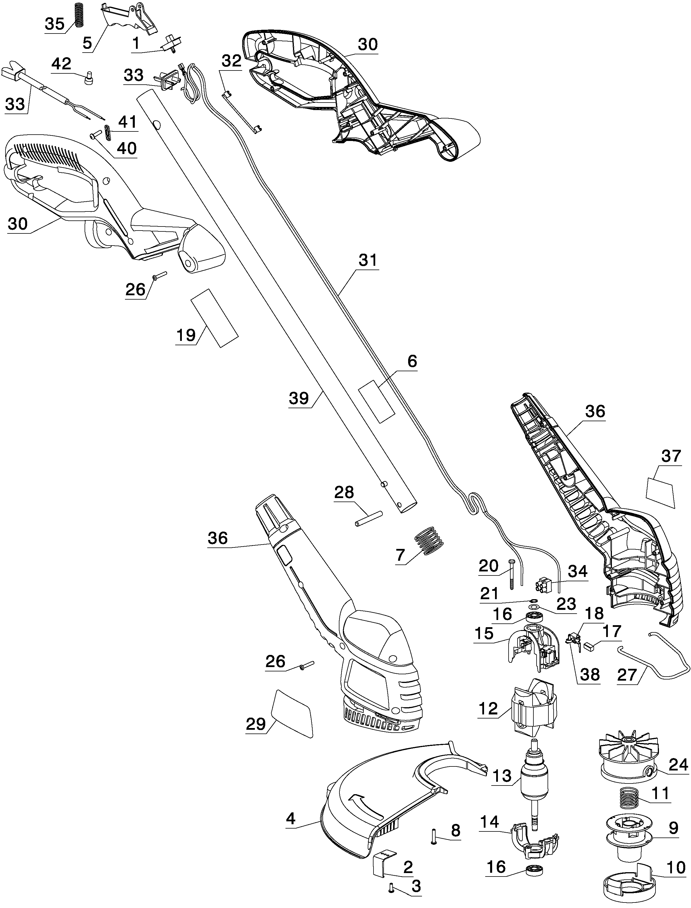 ST4500-B3LZ | CORDLESS HEDGETRIMMERS | HEDGETRIMMERS, STRING TRIMMERS ...