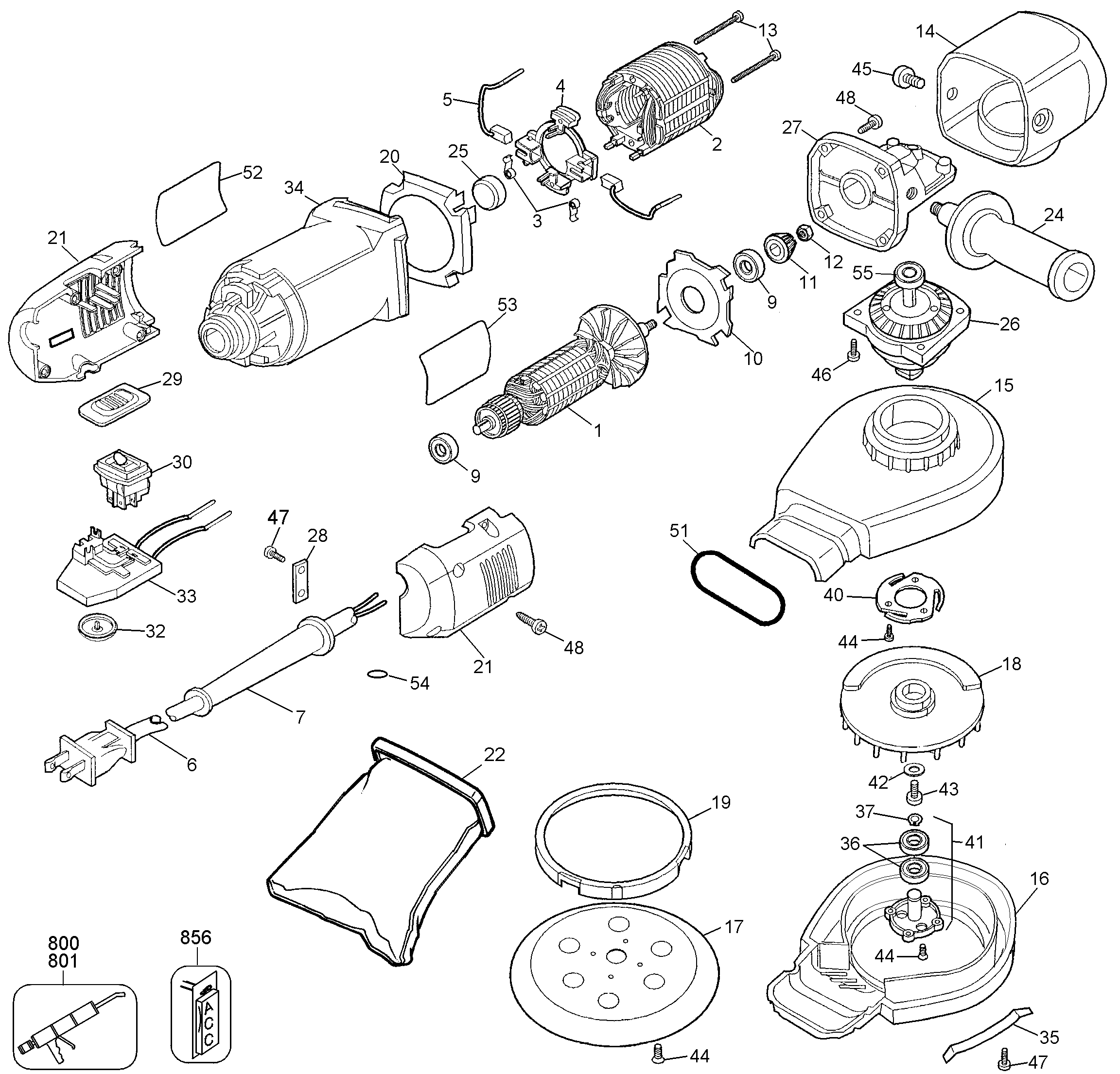 DW443-B2 | ORBITAL SANDERS | WOODWORKING | Dewalt | null | ServiceNet B2B