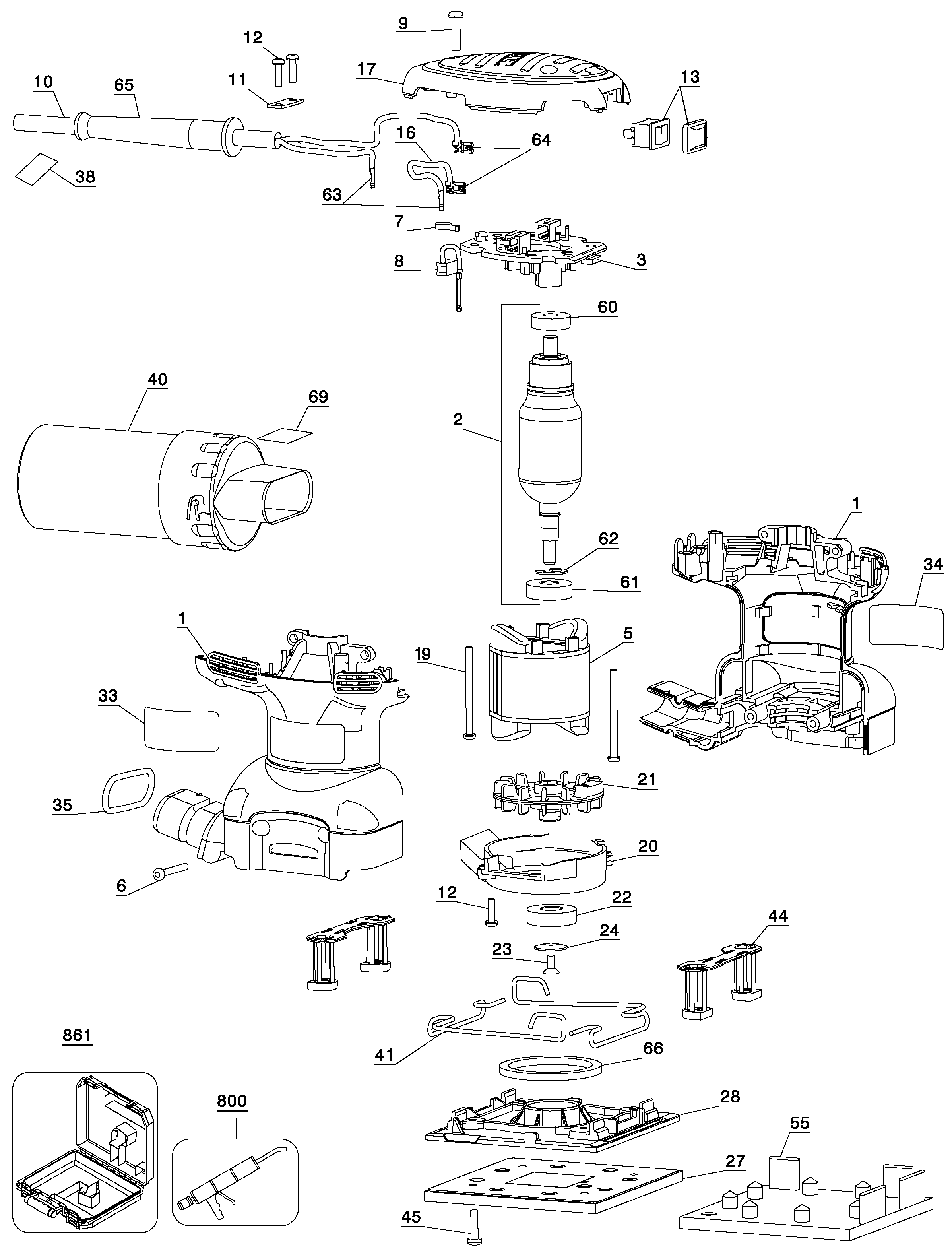 D26441CM | ORBITAL SANDERS | WOODWORKING | Dewalt | null | ServiceNet