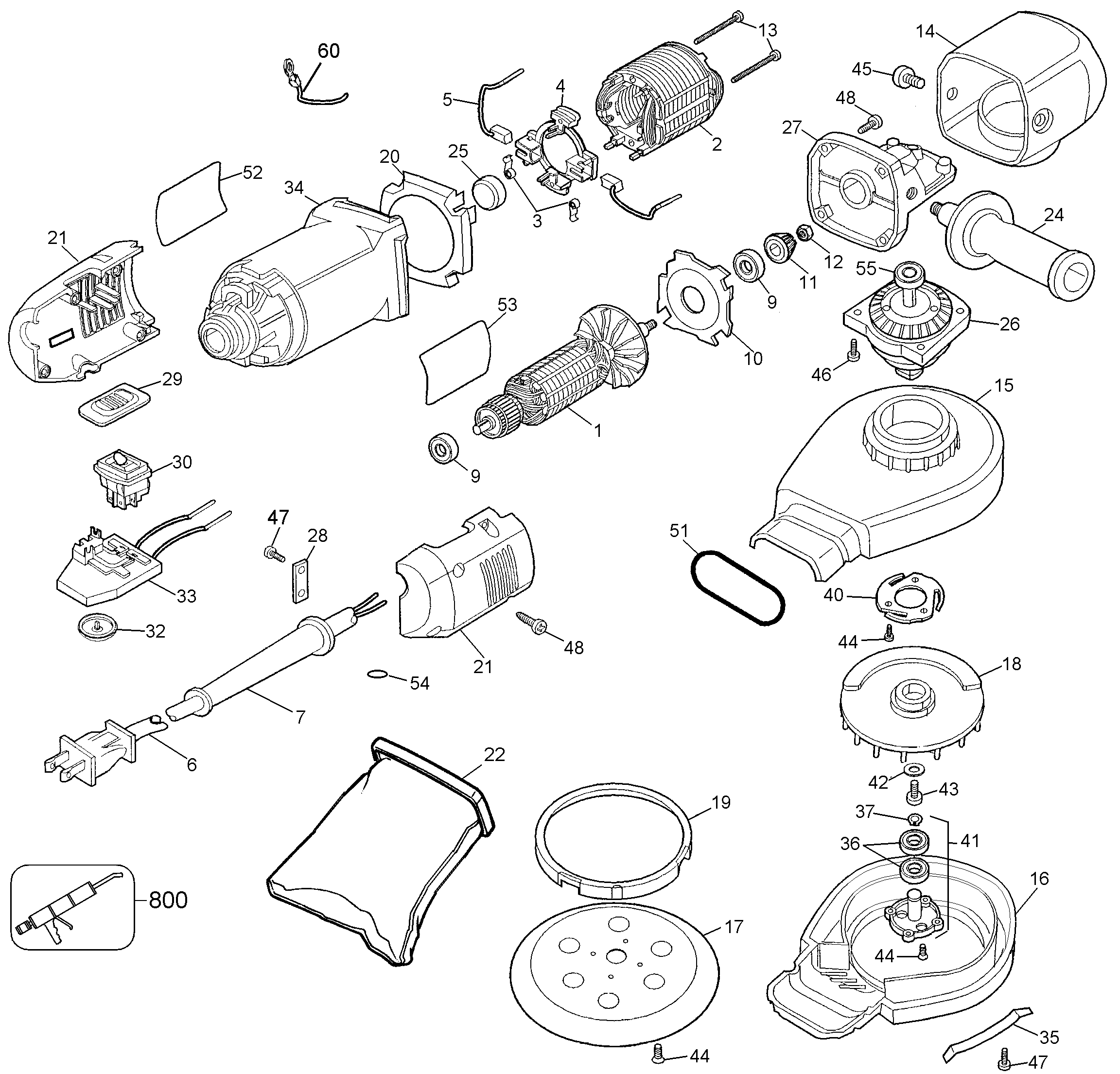 DW443-AU | ORBITAL SANDERS | WOODWORKING | Dewalt | null | ServiceNet B2B