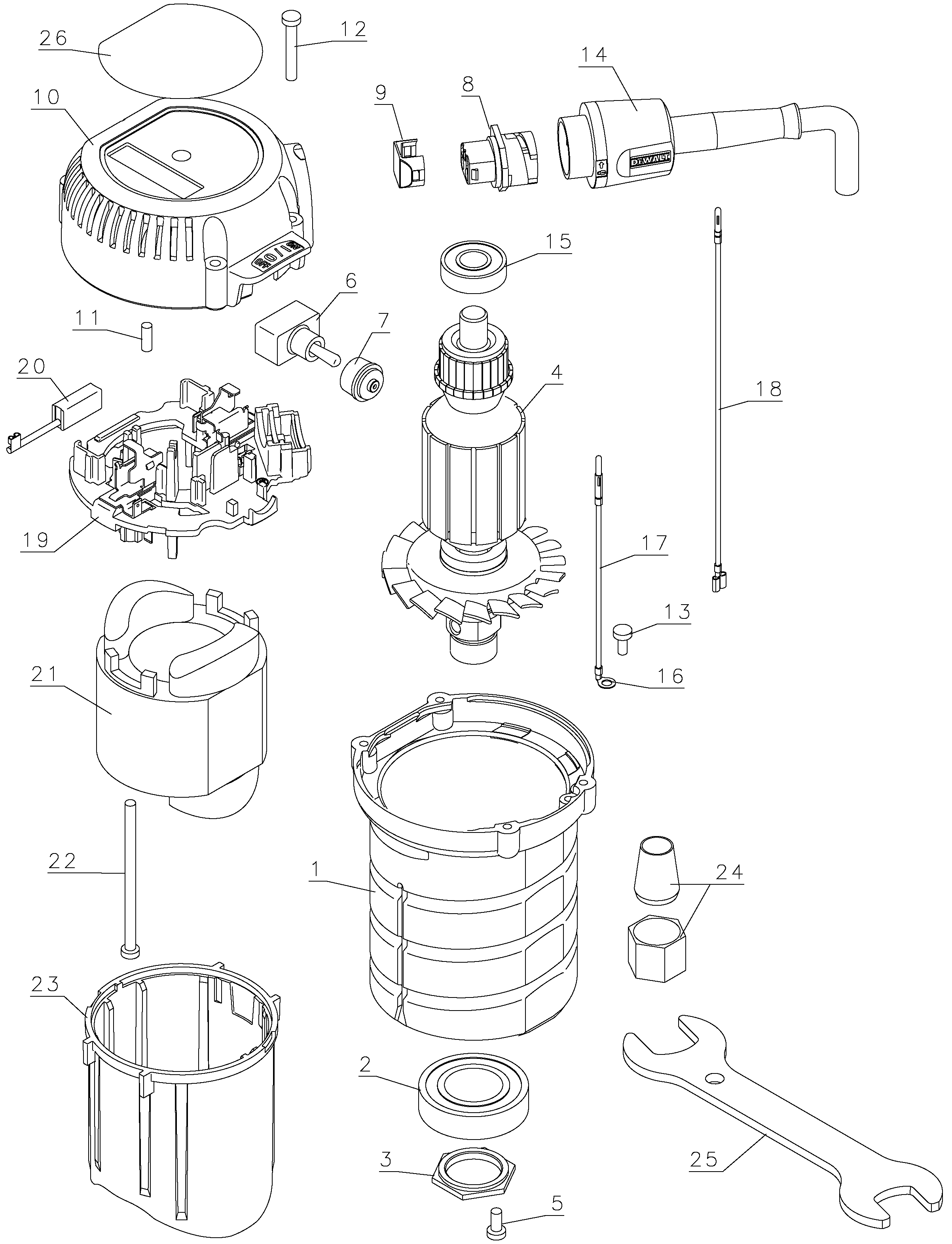 DW616M | ROUTERS | WOODWORKING | Dewalt | null | ServiceNet