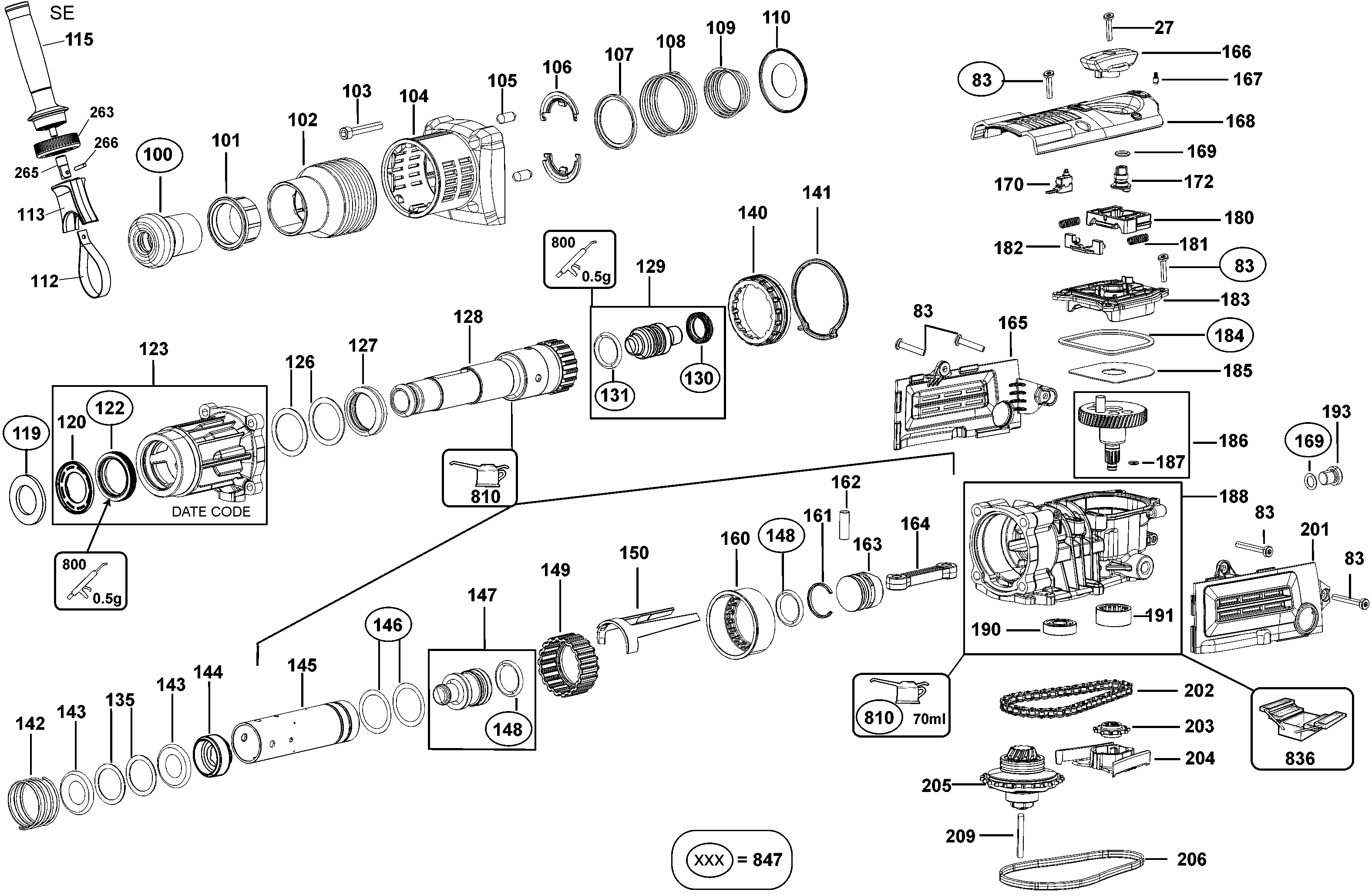D25603K | ROTARY HAMMERS SDS-MAX | HAMMERS | Dewalt | null | ServiceNet ...
