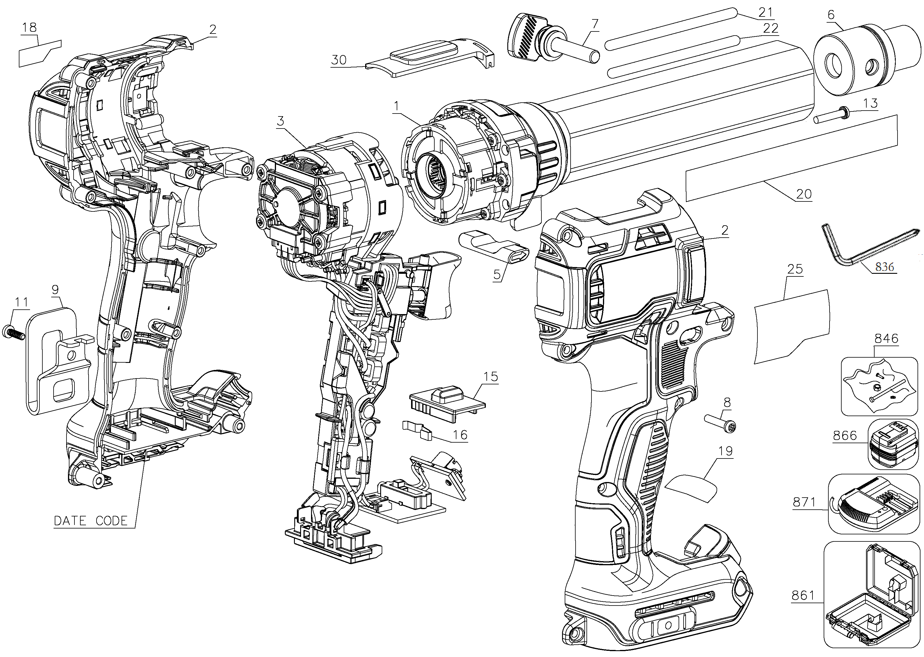 DCE151TD1-CA | STORAGE | Dewalt | null | ServiceNet B2B